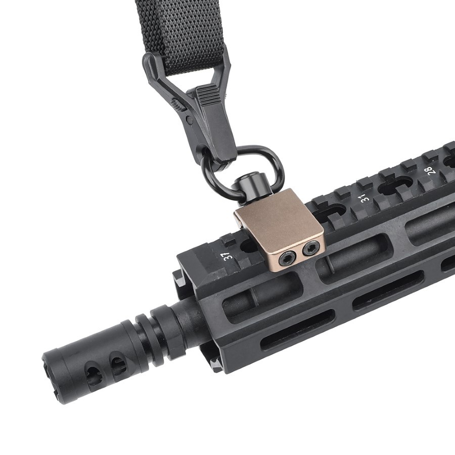 METAL 45 Offset QD Rotation attache sangle rail picatinny 20mm - DE