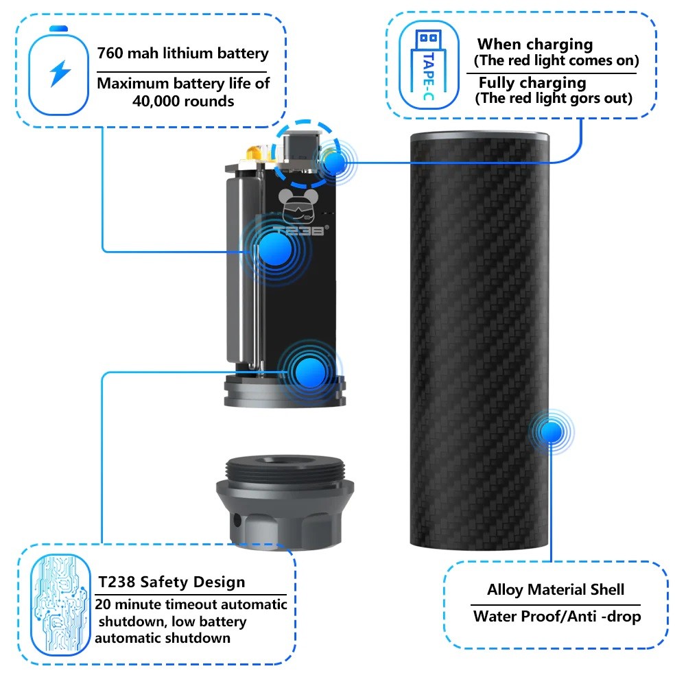 T238 Ultra flame tracer 152mm
