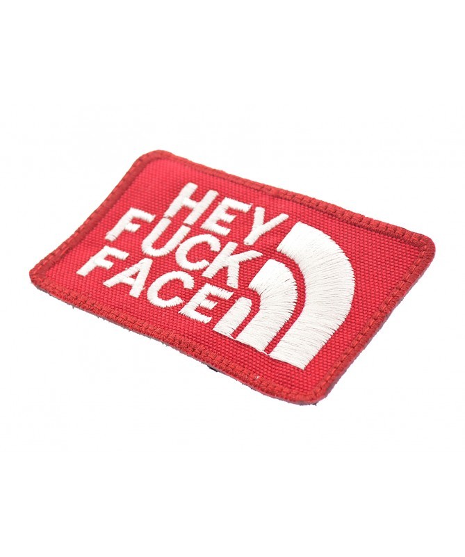 Patch Velcro Hey Fuck Face - Rouge