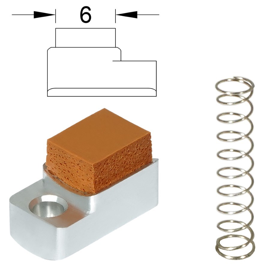 MAxx Model Hopup Chamber Soft Flat Nub (6mm) pour CZ Scorpion Evo 3