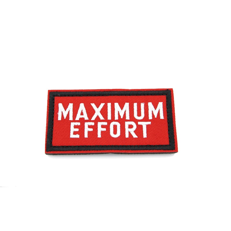 Patch velcro MAXIMUM EFFORT