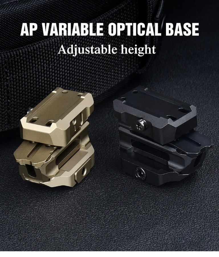 WADSN Base Hauteur Réglable Pour Red Dot - Tan