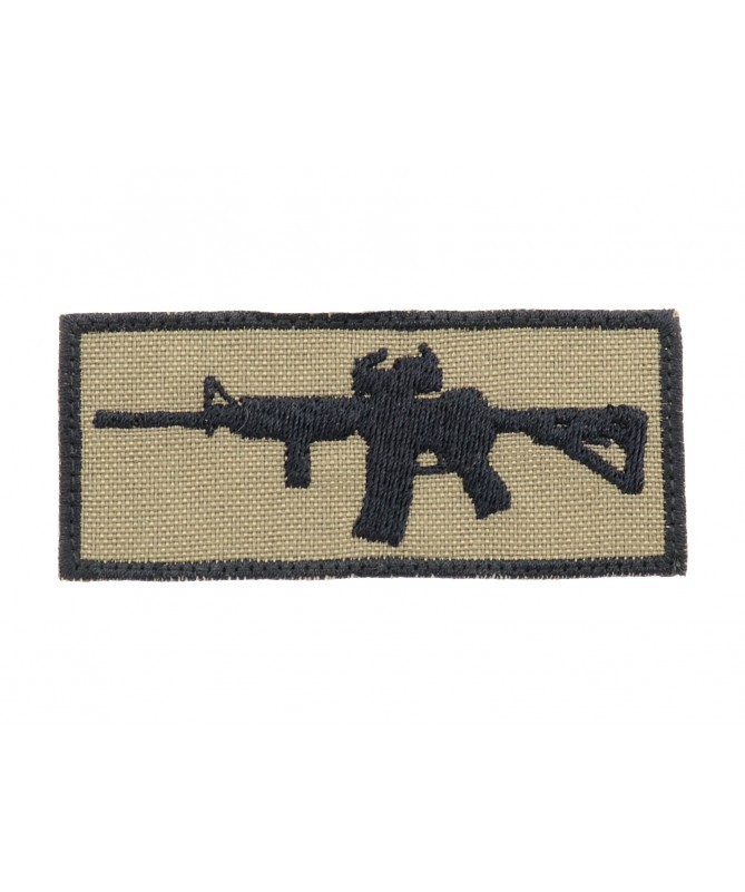 Patch Velcro M4 AR15 Assault Rifle - Coyote