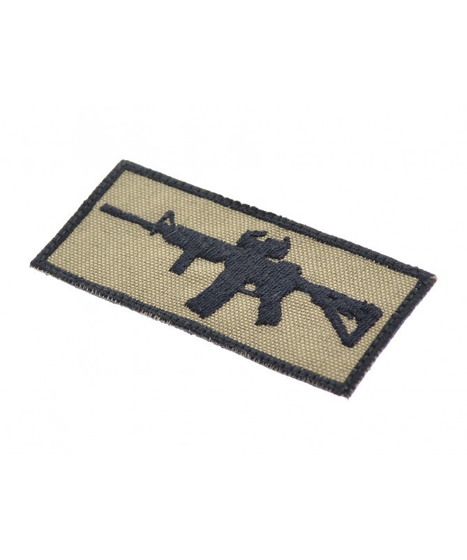 Patch Velcro M4 AR15 Assault Rifle - Coyote