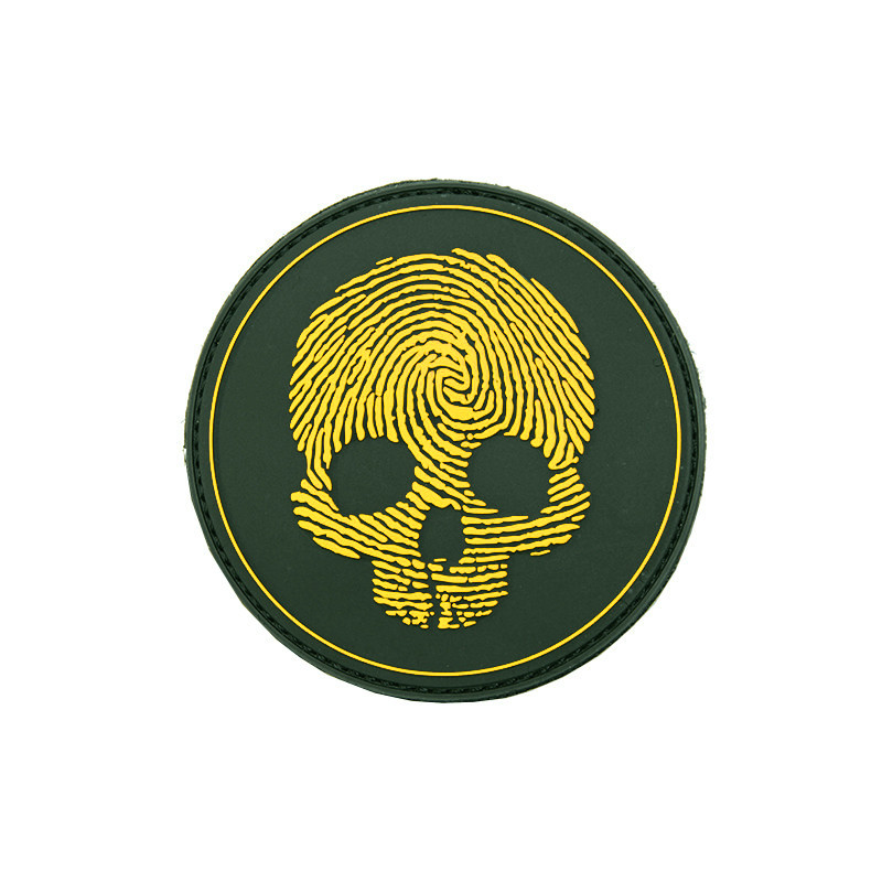 Patch Velcro Skull - Vert