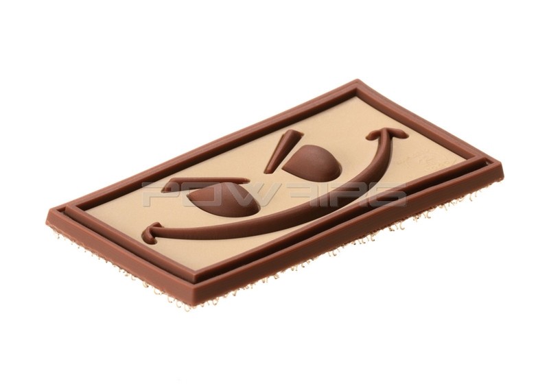 Patch Velcro Evil Smiley - Desert