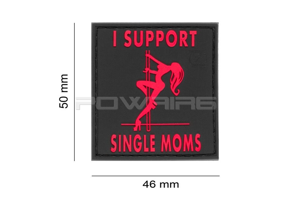 Patch Velcro I Support Single Mums - Blackmedic
