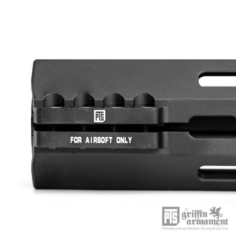 PTS Hand guard SR-Rigid M-Lok Griffin Armament 7.5inch - Noir