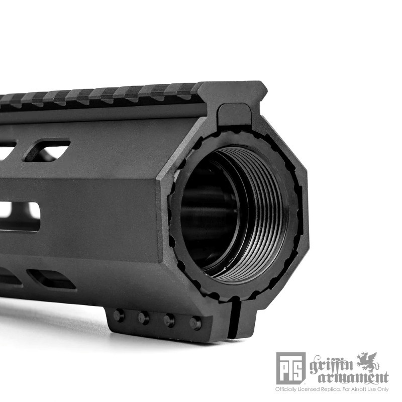 PTS Hand guard SR-Rigid M-Lok Griffin Armament 10.5inch - Noir