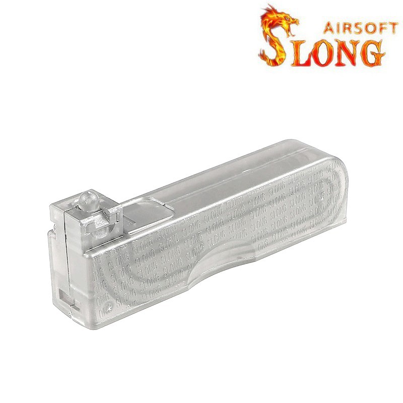 SLONG AIRSOFT Chargeur 50 billes pour VSR-10 Tokyo Marui - Transparent