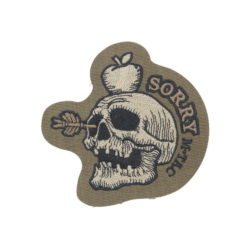 Patch brodé velcro Sorry - Ranger Green