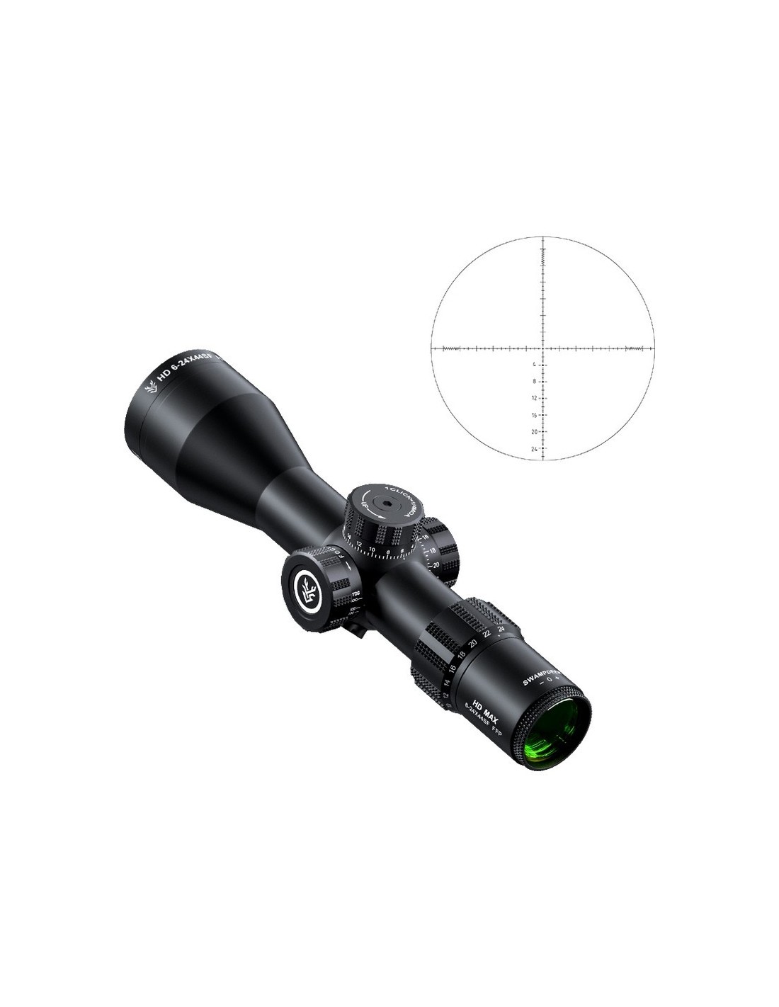 Swamp Deer Rifle scope HD MAX 6-24X44SF FFP
