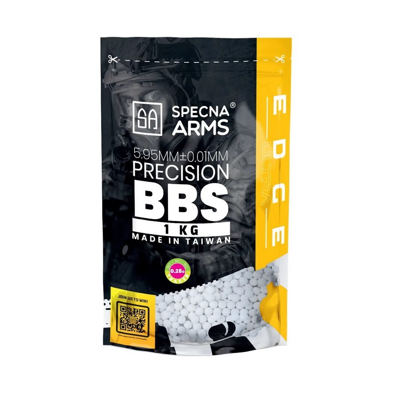 Specna Arms EDGE ULTRA™ BIO Tracer précision 0.28g sachet de 1kg