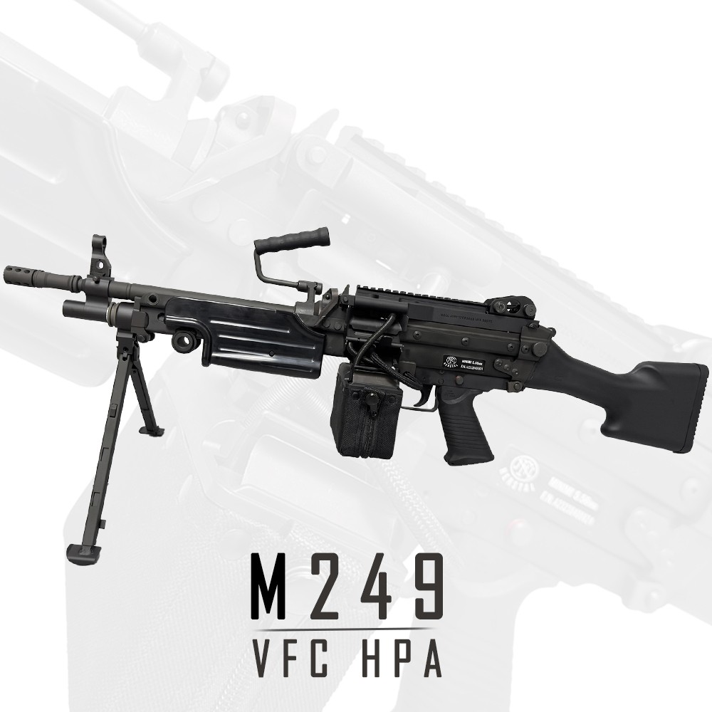 P6 Workshop VFC M249 SAW machine Gun GBBR HPA