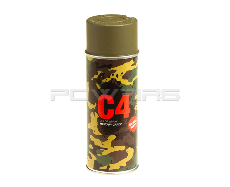 Armamat bombe peinture militaire C4 extra mat RAL 6040 olive clair