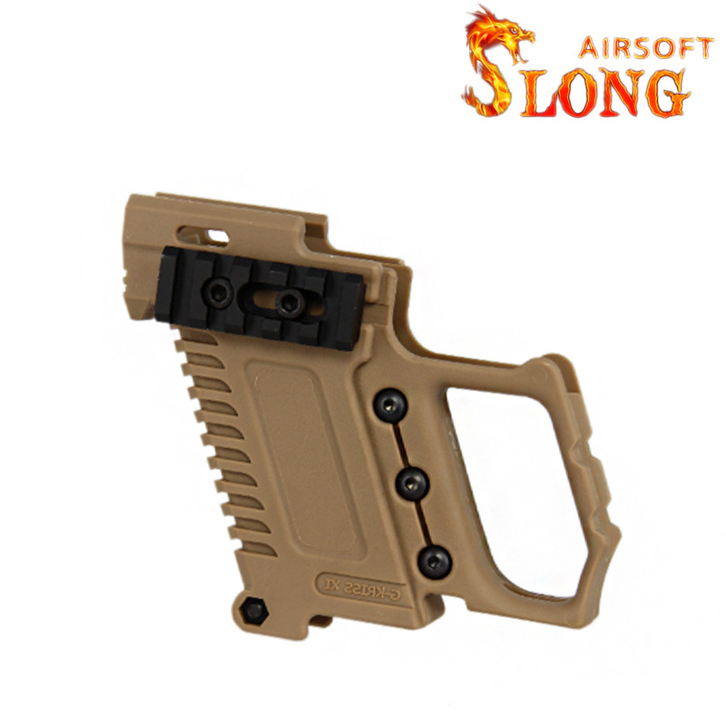 SLONG AIRSOFT Kit G-Kriss XI pour Glock / Hi-capa - Brown