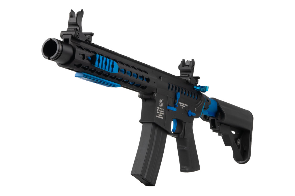 Cybergun Colt M4 Blast Blue Fox AEG Full metal Mosfet