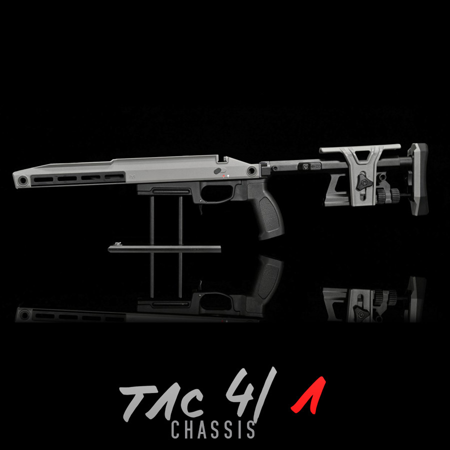 Silverback Châssis en aluminium TAC-41 A avec crosse pliable - Wolf...