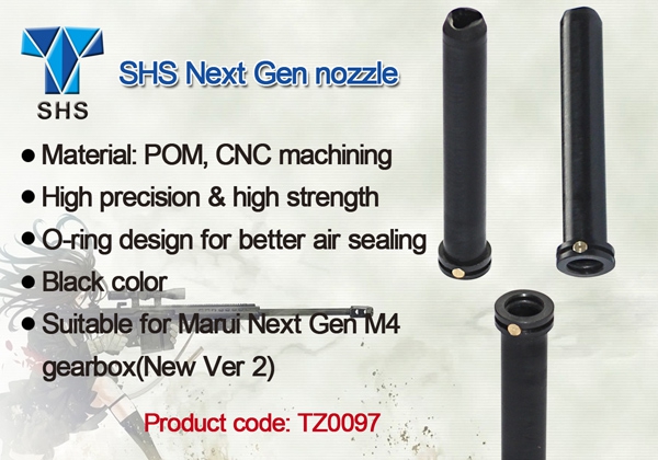 SHS Nozzle polymere pour AEG next GEN M4 MARUI