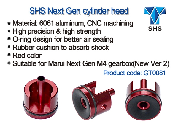 SHS tete de cylindre pour AEG next GEN M4 MARUI