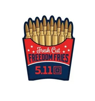 5.11 FREEDOM FRIES Patch Velcro - Multi Couleur