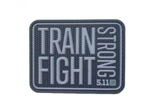 5.11 TRAIN STG FIGHT Patch Velcro - Grey